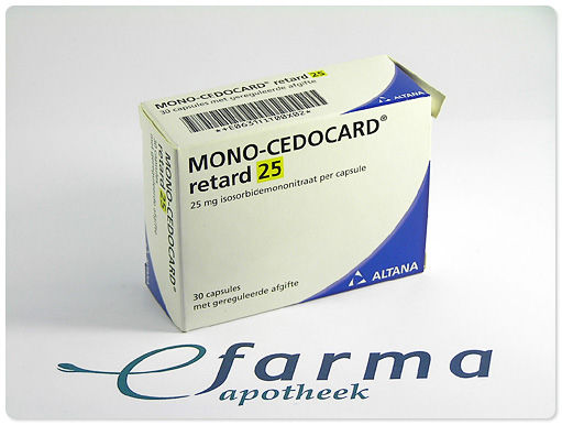 Mono Cedocard Retard Capsule mga 25mg
