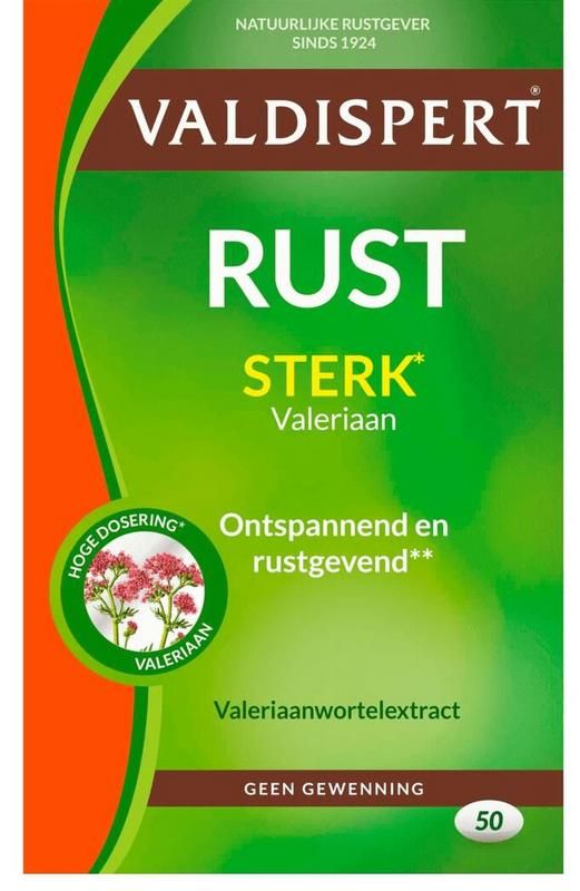 Valdispert Rust Sterk Tablet (50 St). | eFarma Apotheek En Drogist