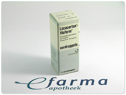 Locacorten-Vioform Oordruppels