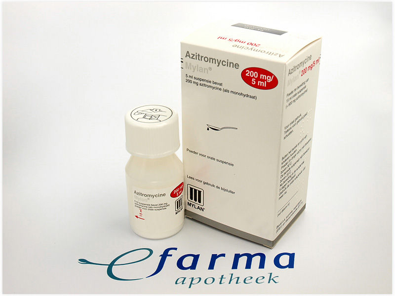 Azitromycine Mylan Poeder Voor Suspensie 200mg/5ml