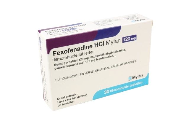 Fexofenadine Hcl Mylan Tablet Omhuld 120mg