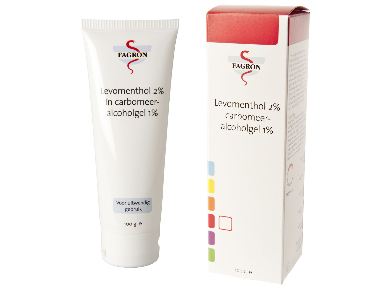 Fagron Levomenthol 2% Carbomeeralcoholgel 1% Tube In Doos (100g)