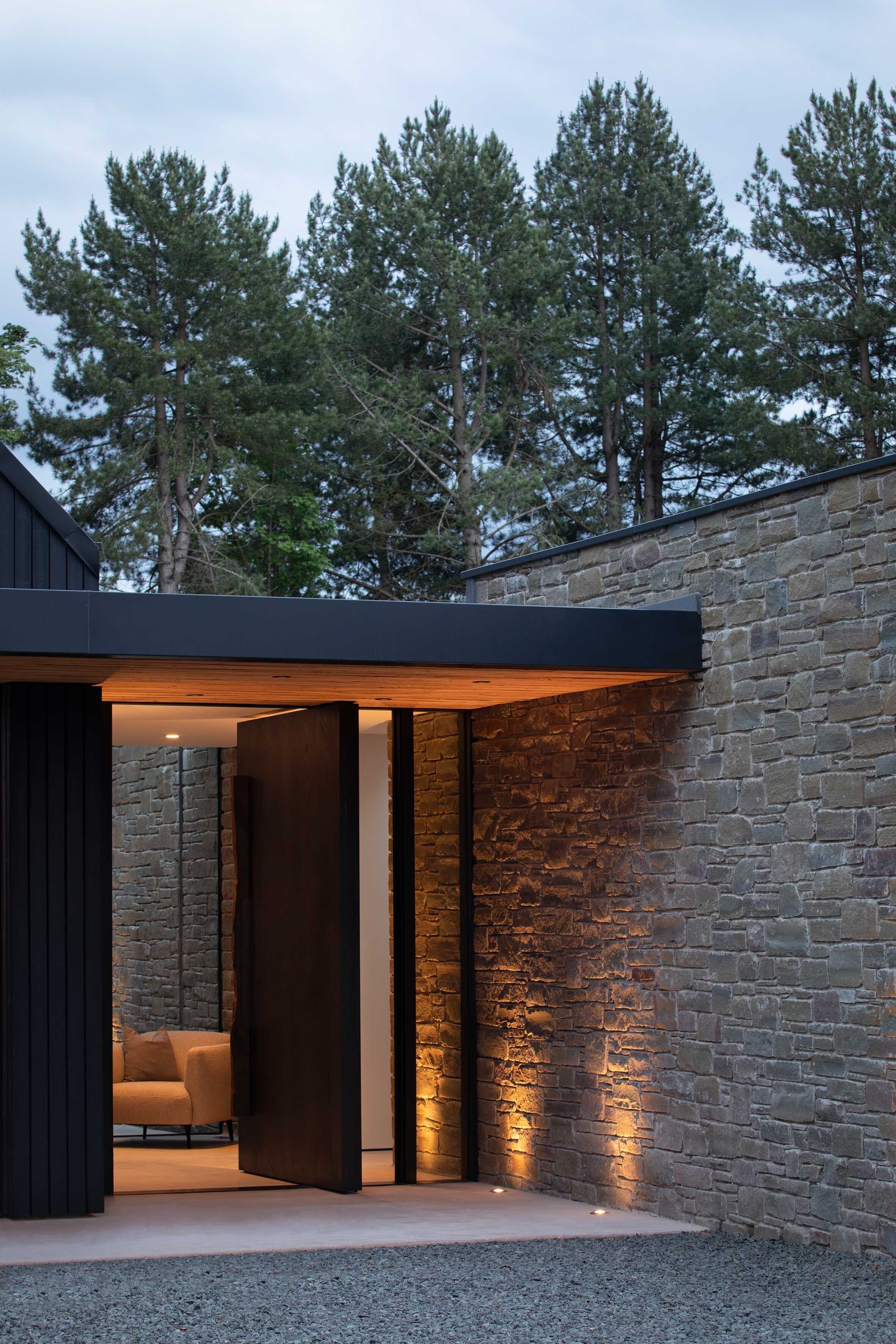 Cairn House | Custom Whisky Room, Pivot Door + Furniture | Angus+Mack