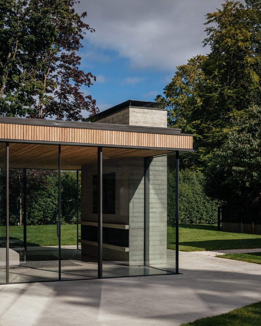 The Arbor House | Spiral Staircase, Pivot Door, Cabinetry | Angus+Mack