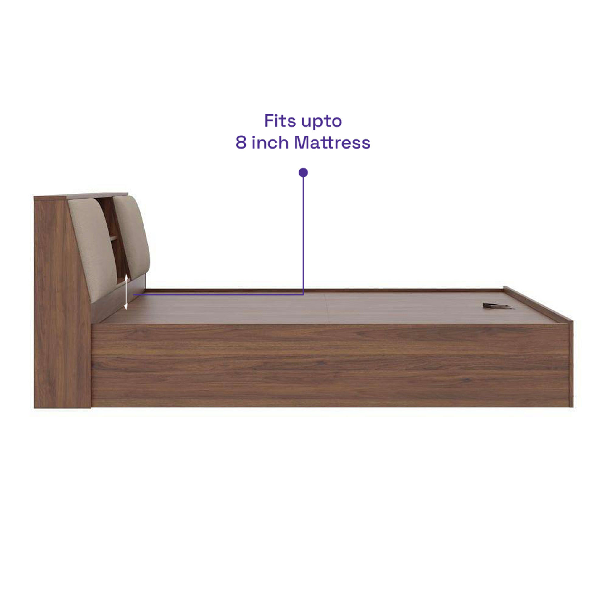 Buy Orion Engineered Wood Bed with Storage for ₹16499 | Wakefit