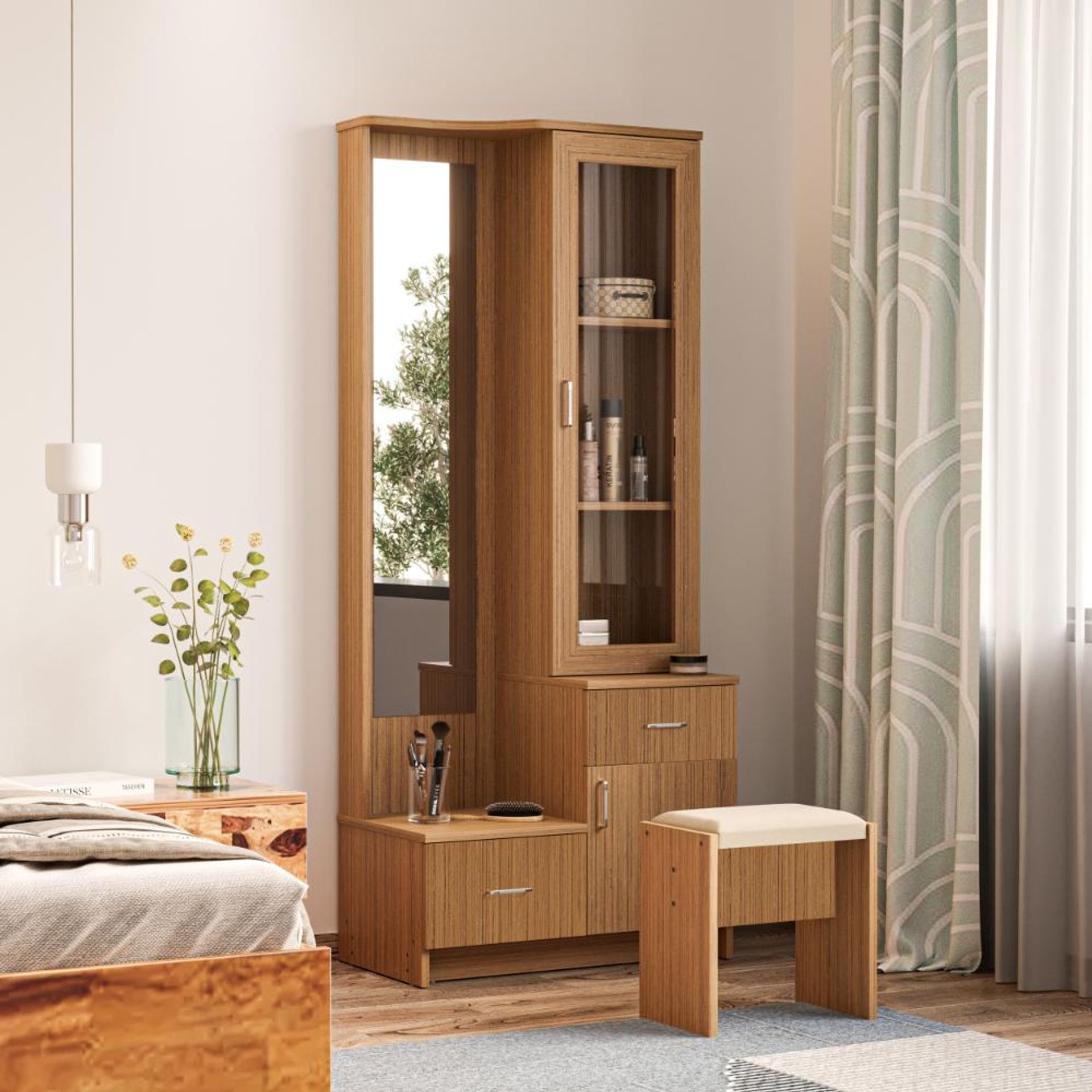 Buy Engineered Wood Dressing Table Cetus Online At Best Price In India ...