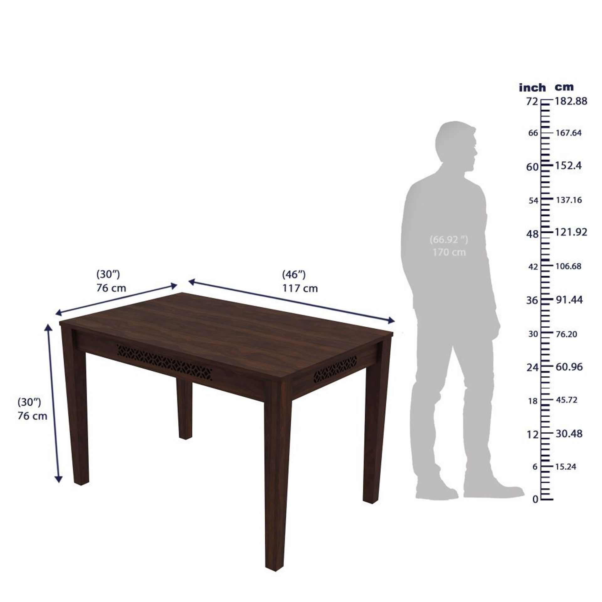 Dining Table Set: Buy Fanila 4 Seater Dining Set Online at Best Price ...