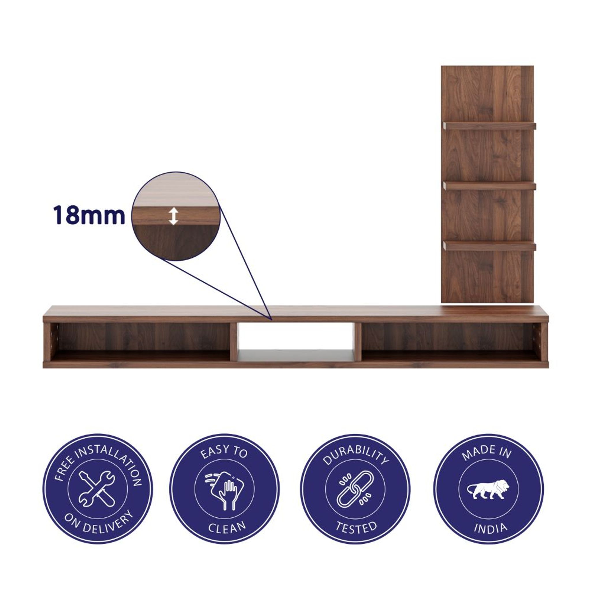 TV Unit: Buy Expo Engineered Wood TV Unit Online at Best Prices ...