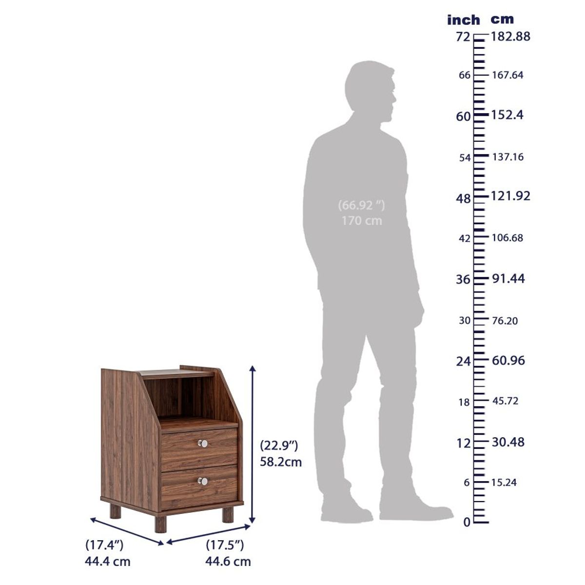 Buy Orion without drawer Bedside Tables Online at Best prices Starting ...