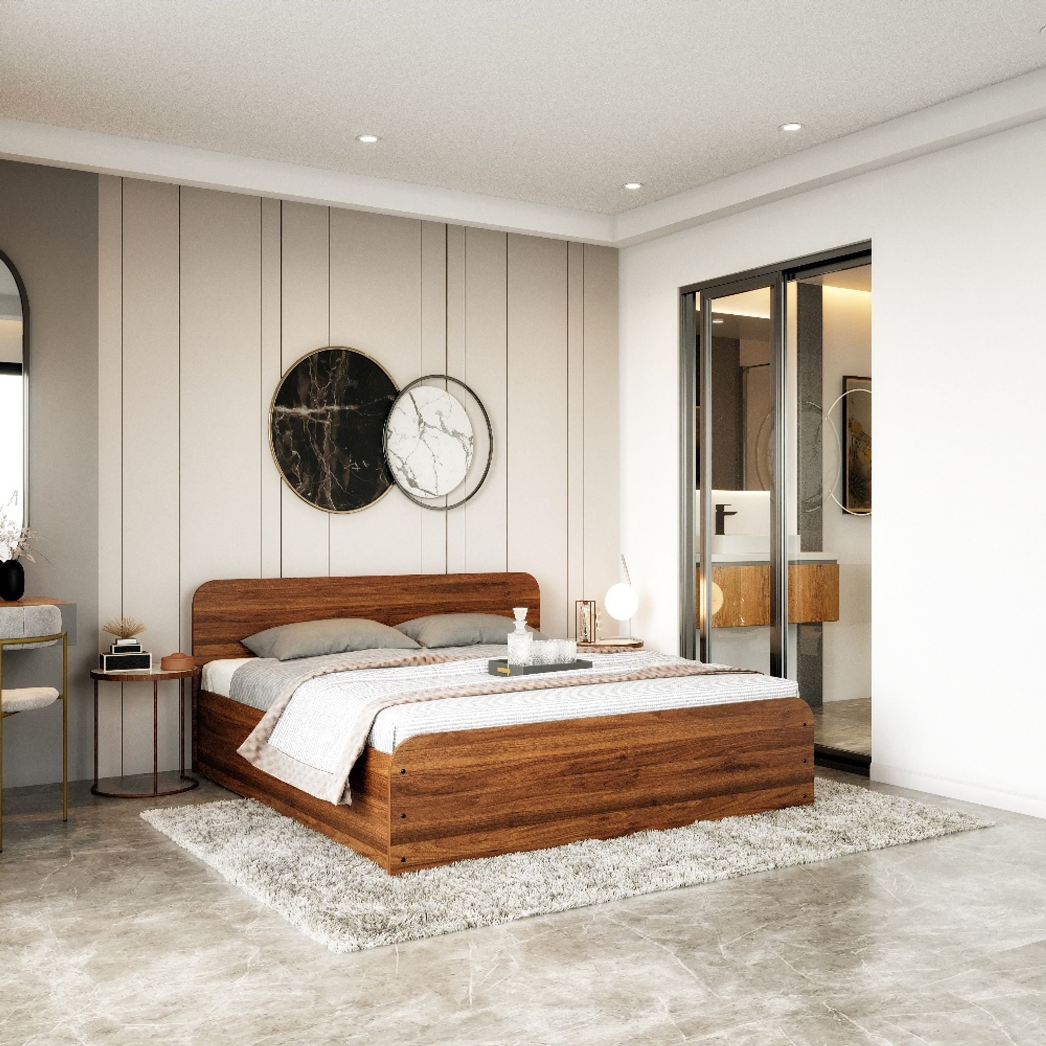 Buy Astra Engineered Wood Bed With Storage Online at Best prices ...