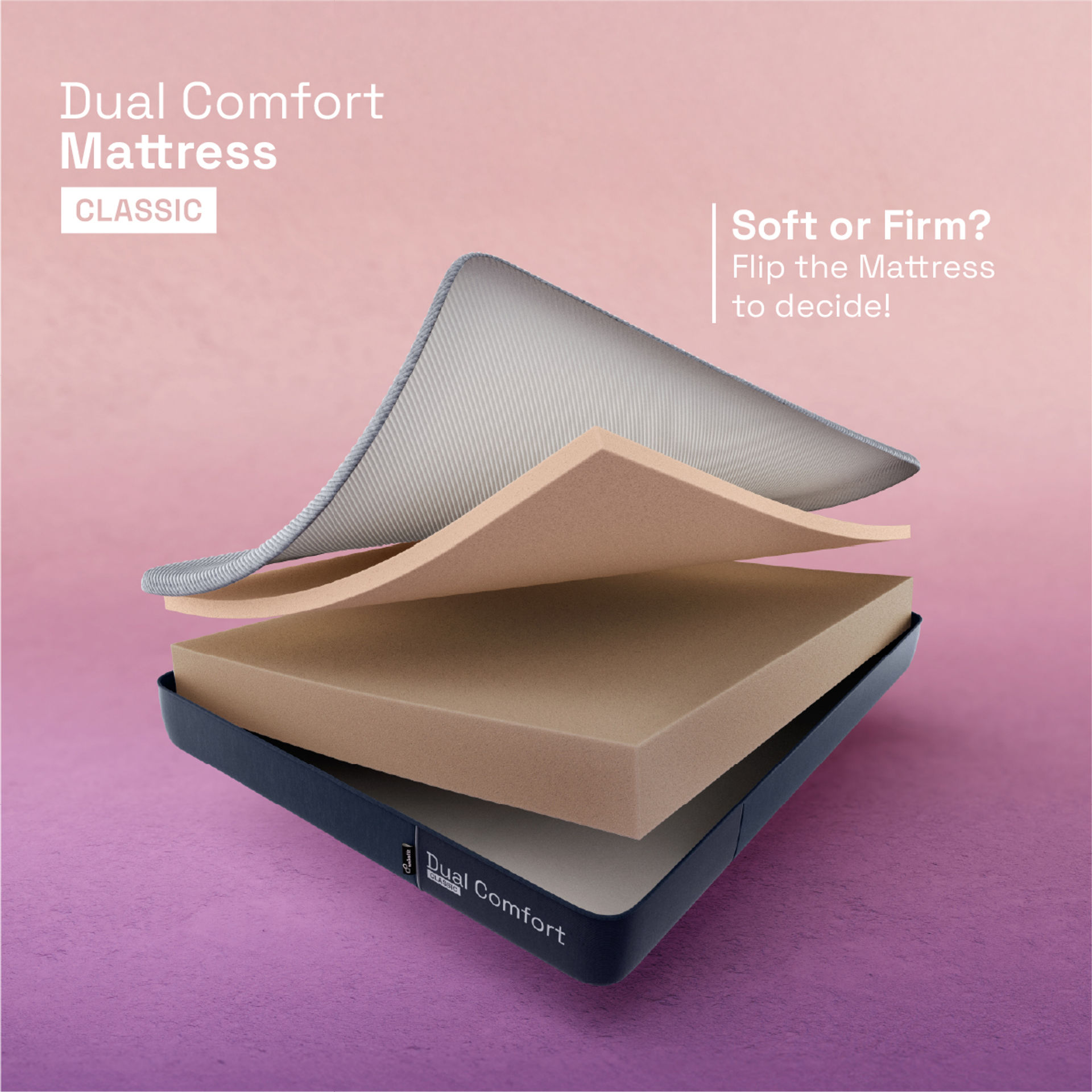 Buy Dual Comfort Foam Mattress Online at Prices from ₹6399 | Wakefit