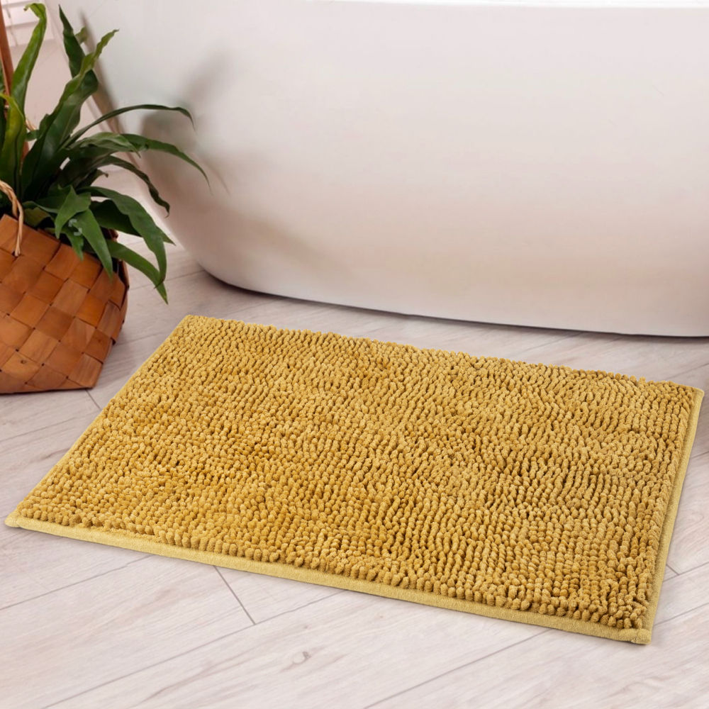 Buy Bath Mat 40X60 Cm Kenith Yellow Online At Best Price In India | Wakefit