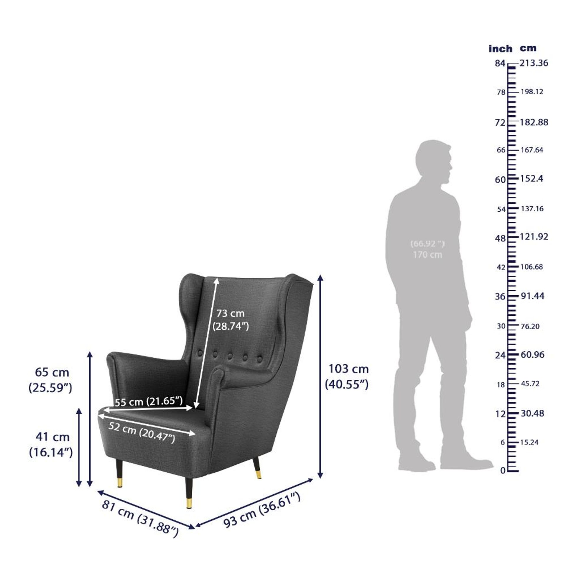 Buy Nicco Wing Chair Online at Best prices starting from ₹12689 | Wakefit