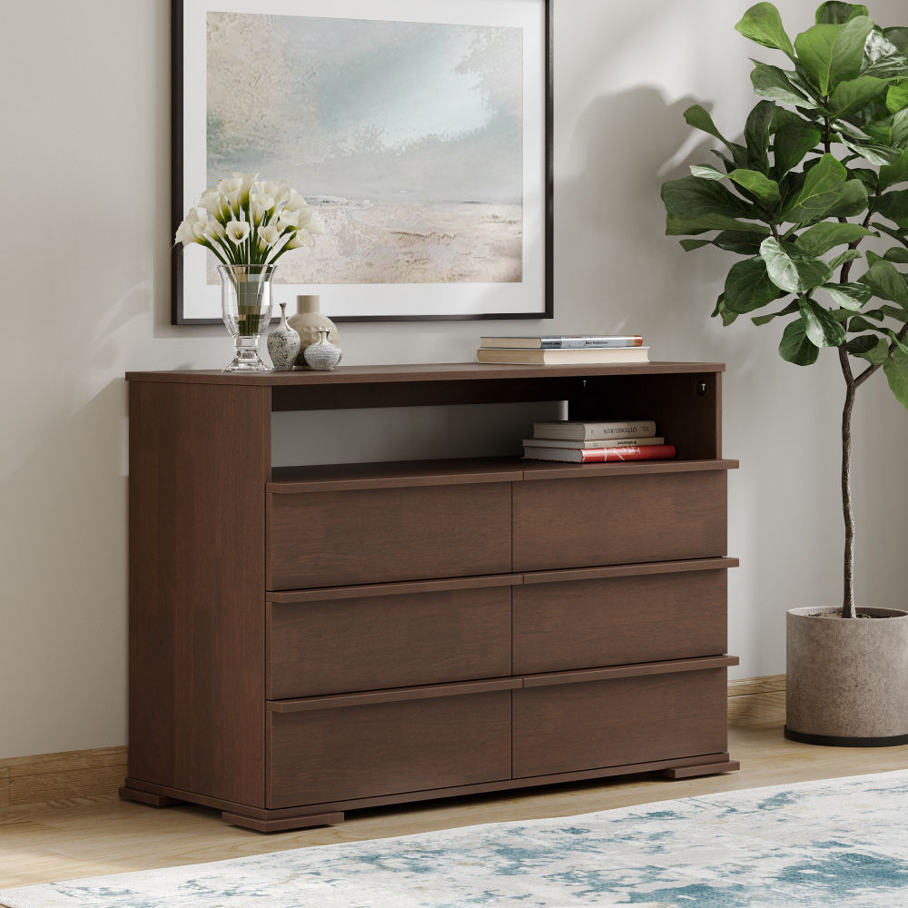 Solid bedroom drawers store