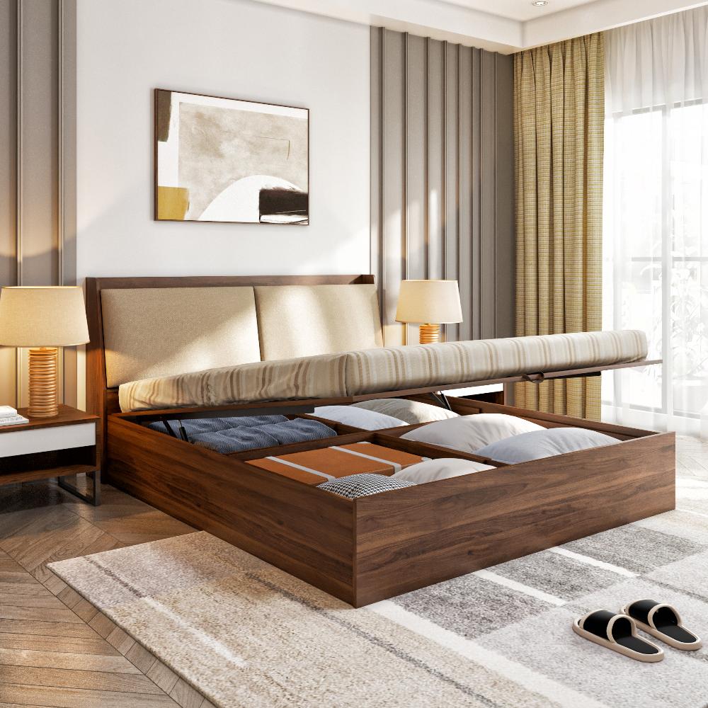 Buy Engineered Wood Bed hydraulic Storage Ma 27892Online At Best Price In India Wakefit