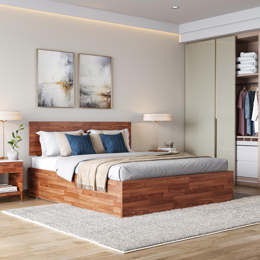 Wakefit double bed with storage store