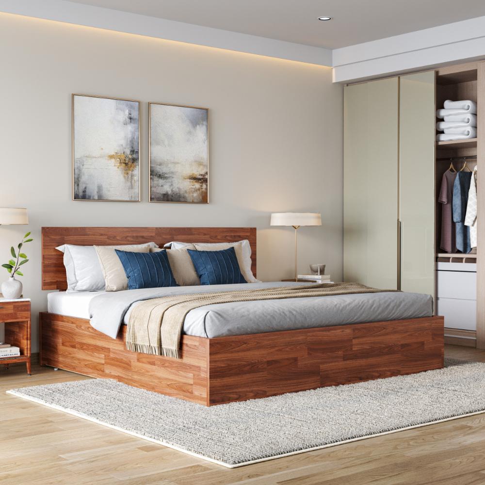 Buy Teak Wood Bed Online at best price in India
