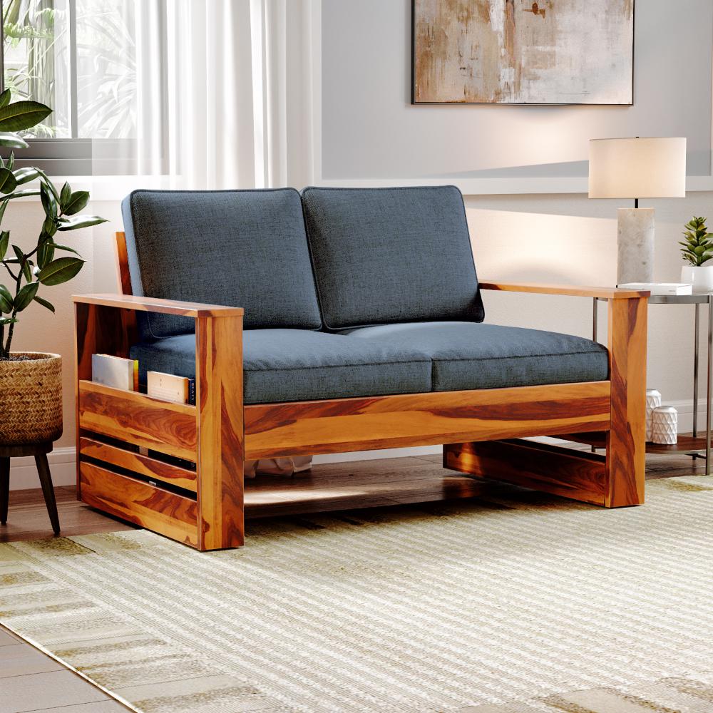 Wakefit wooden sofa set store