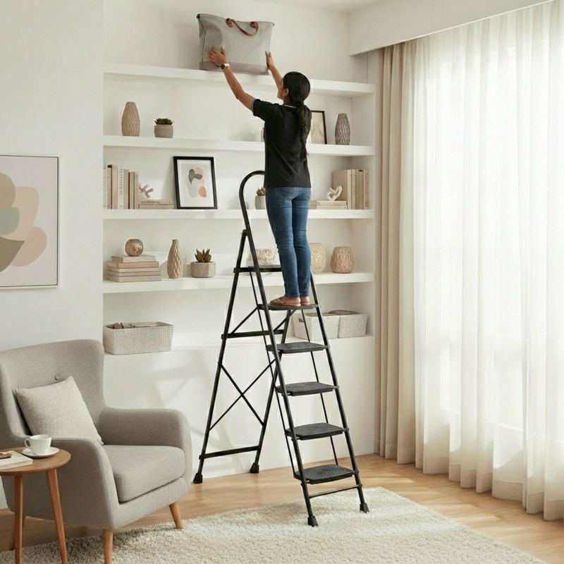 Buy Ascenta 6 Step Metal Ladder Online At Best Price In India | Wakefit