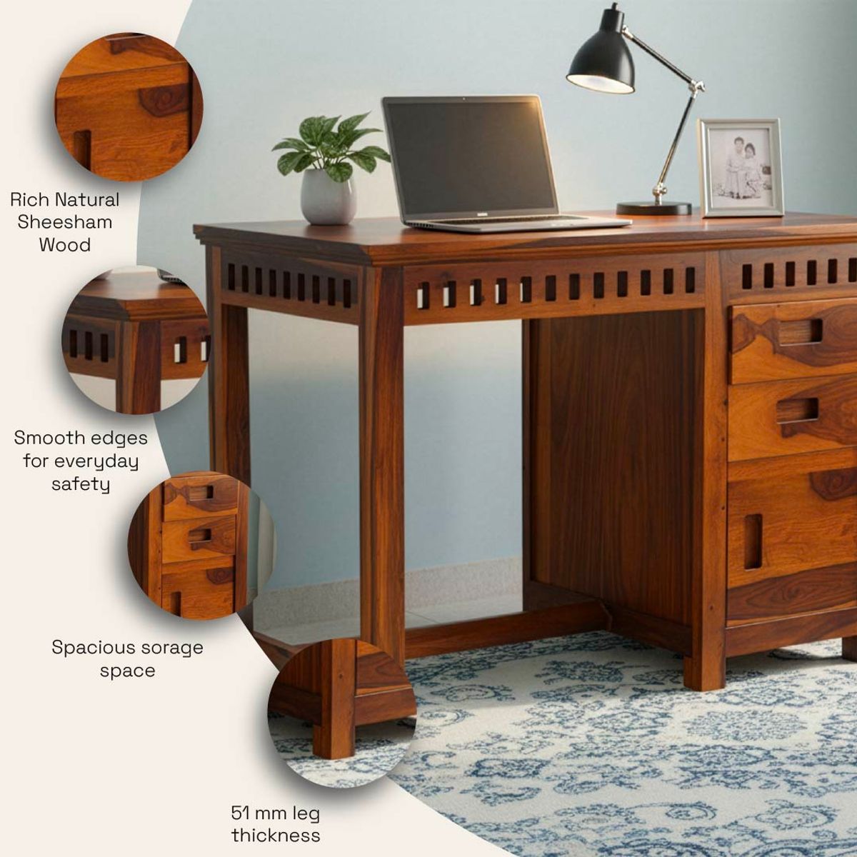 Buy Nuvetta Bedside Table Online At Best Price In India | Wakefit