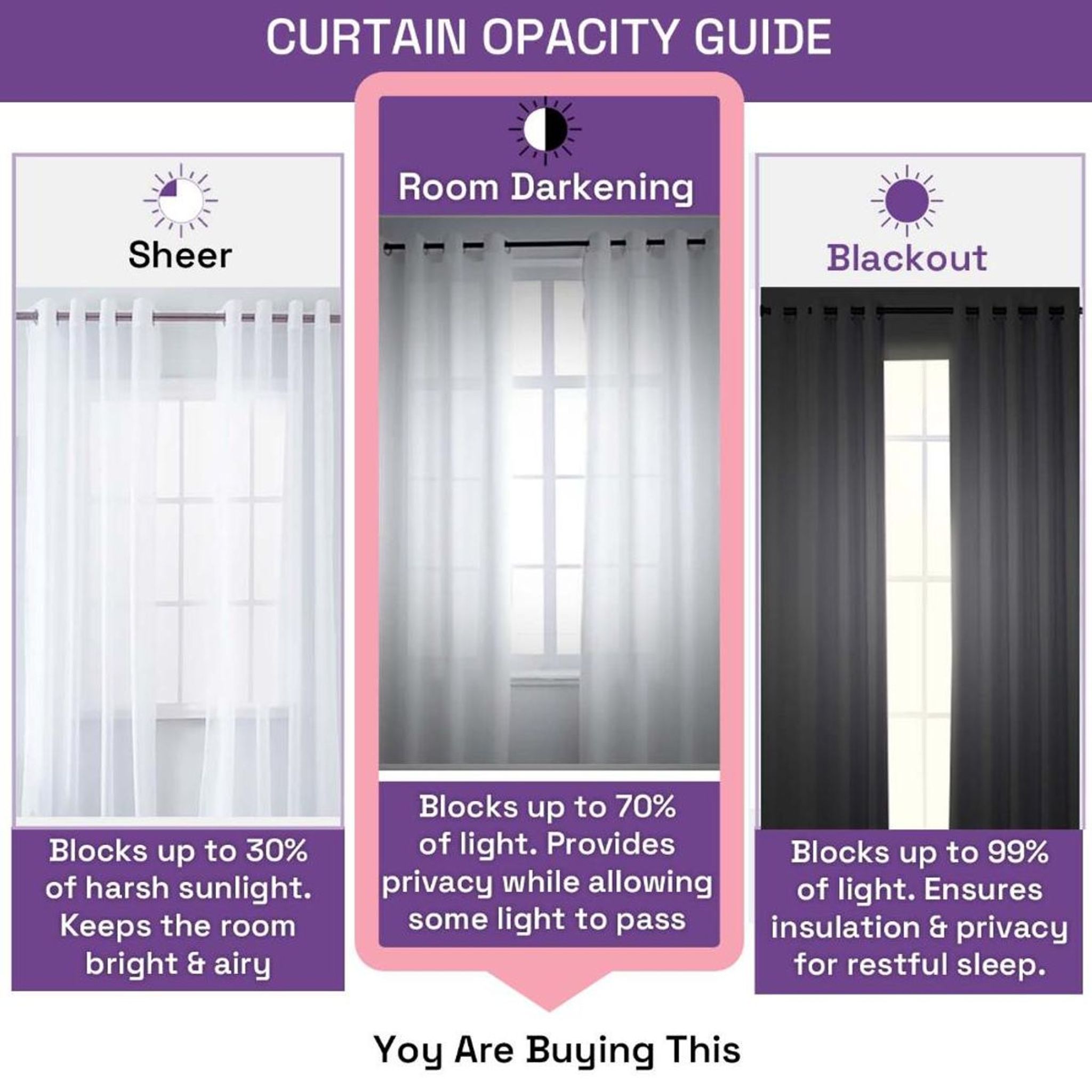 Buy Ember Semi Sheer Curtains Online At Best Price In India | Wakefit