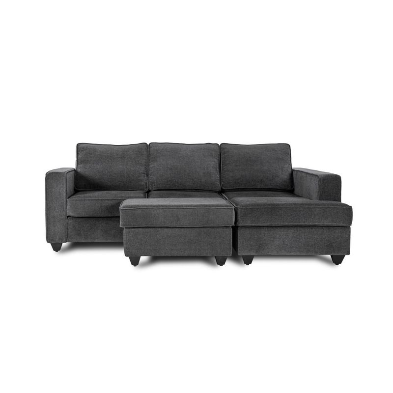 L Shaped Sofa: Buy Napper 2 seater Sectional Sofa Set Online at Best ...