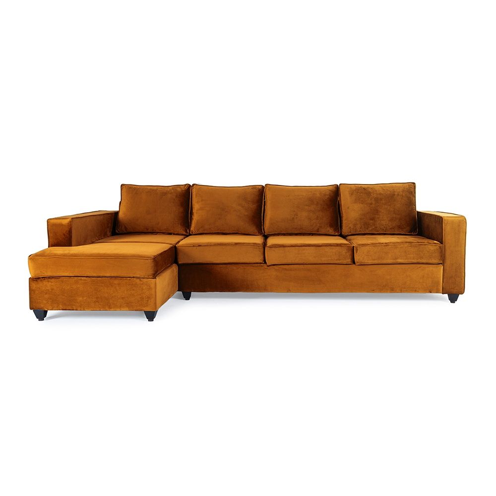 L Shaped Sofa: Buy Napper 4 seater Sectional Sofa Set Online at Best ...