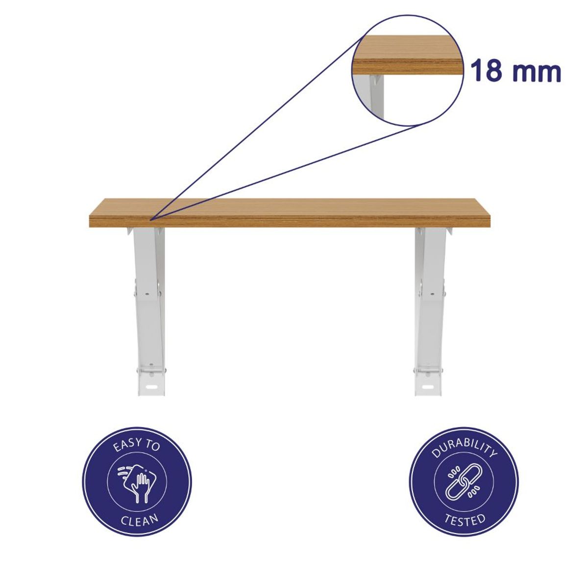 Buy Couper Wall Mount Study Table Online At Best Price In India | Wakefit