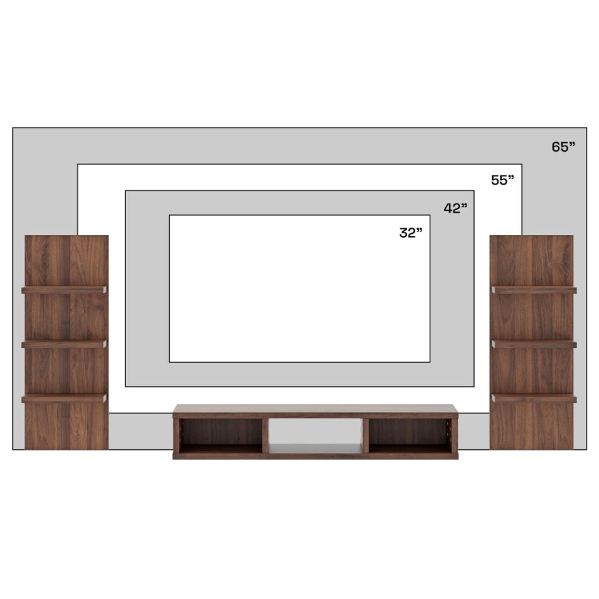 TV Unit: Buy Cosby Engineered Wood TV Unit Online at Best Prices ...