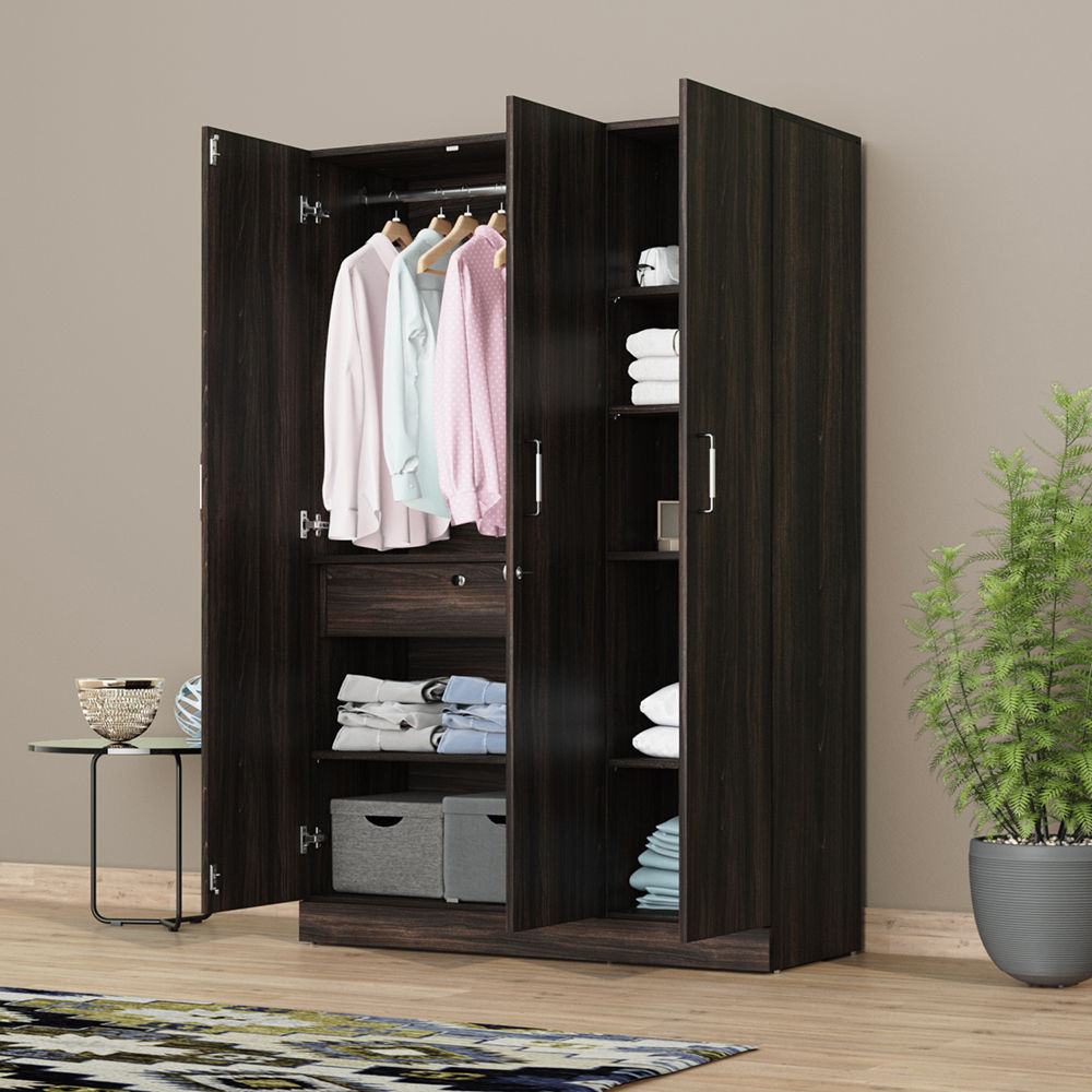 Buy Gingham 3 Door Engineered Wood Wardrobe Online at Best prices starting from 15280 Wakefit
