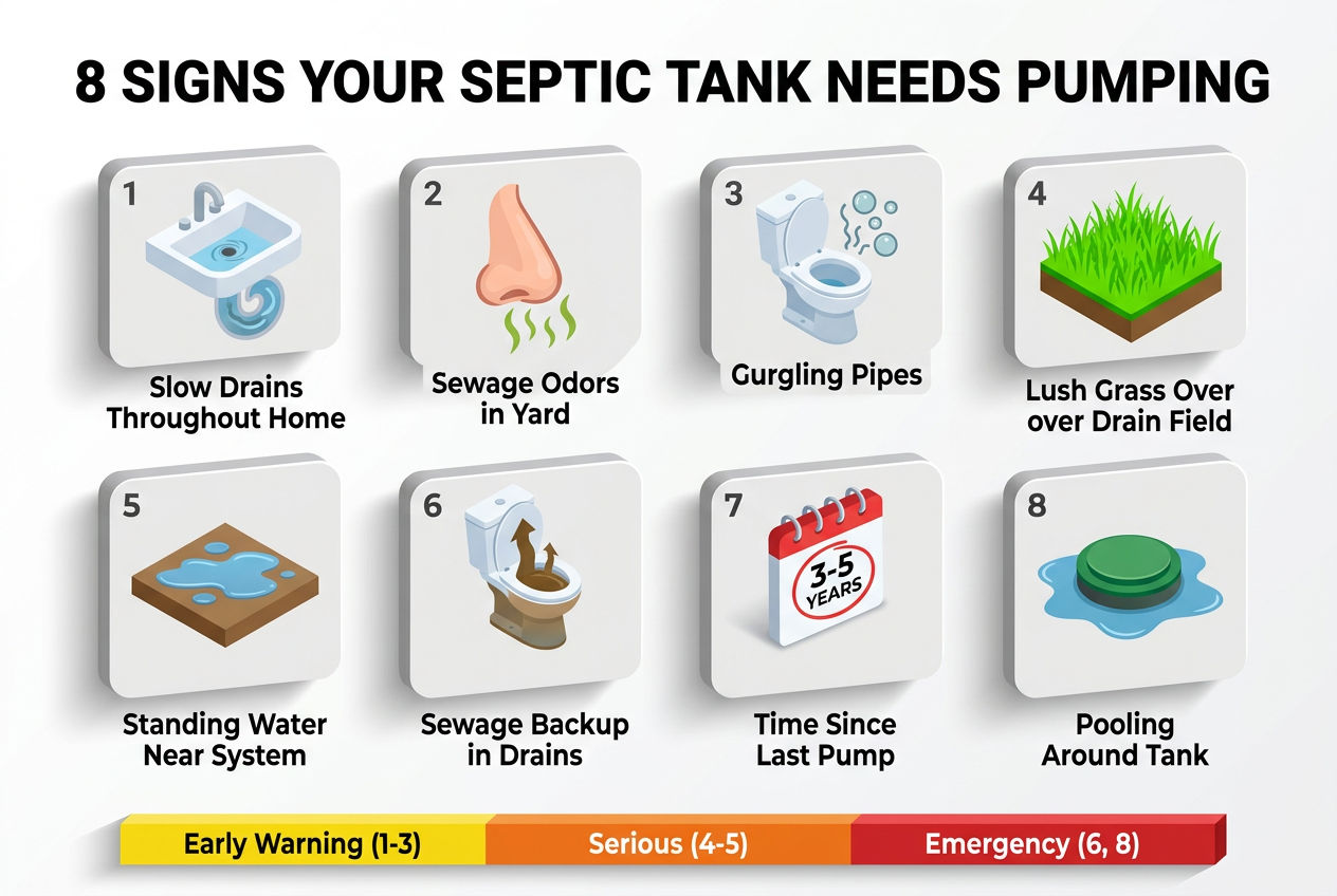 8 Signs Your Septic Tank Needs Pumping | SepticTankHub