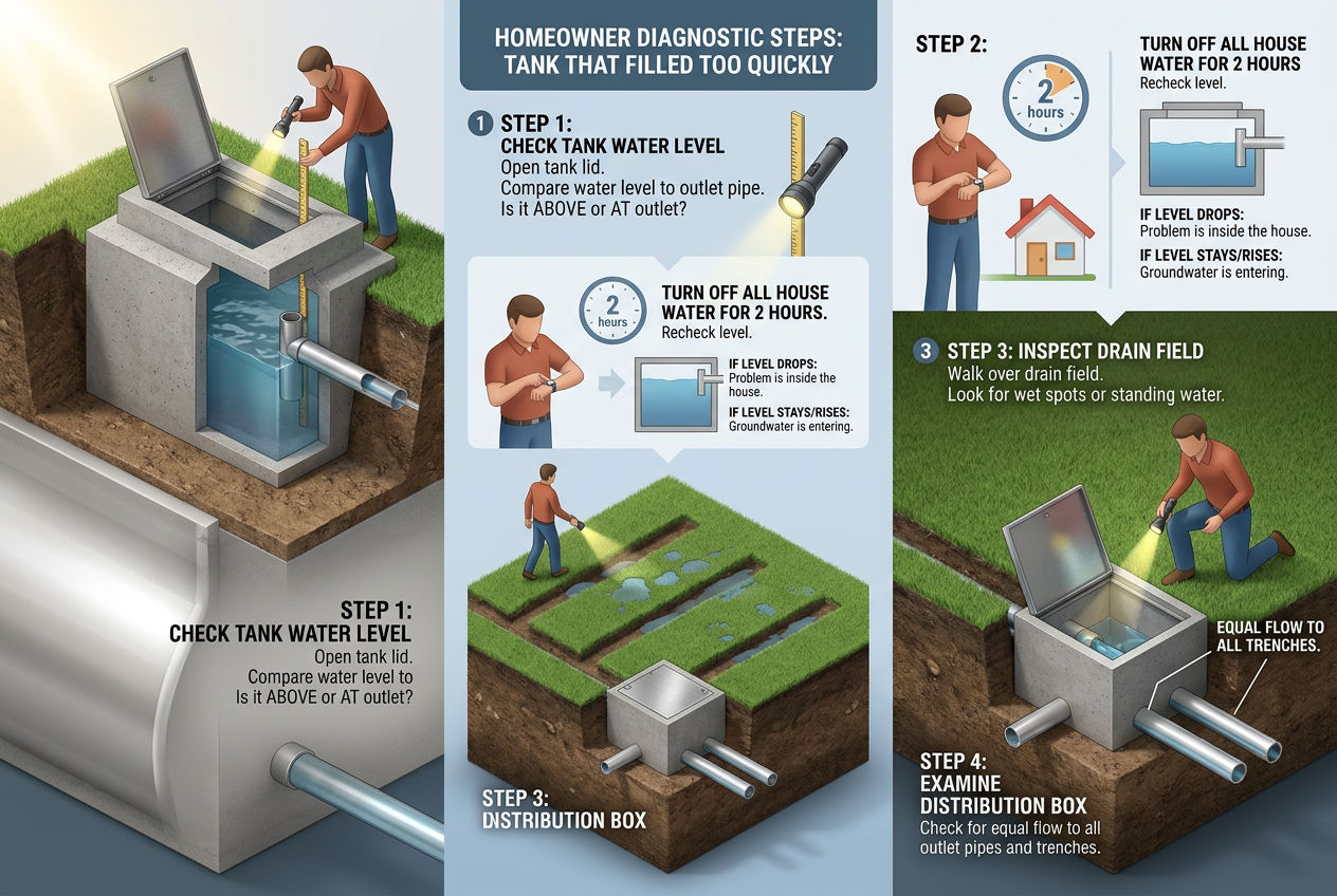 Septic Tank Full After Pumping? 7 Causes | SepticTankHub