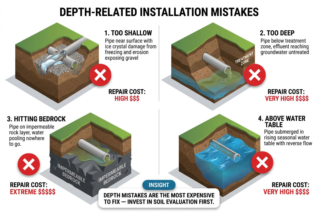 How Deep Should a Drain Field Be? | SepticTankHub