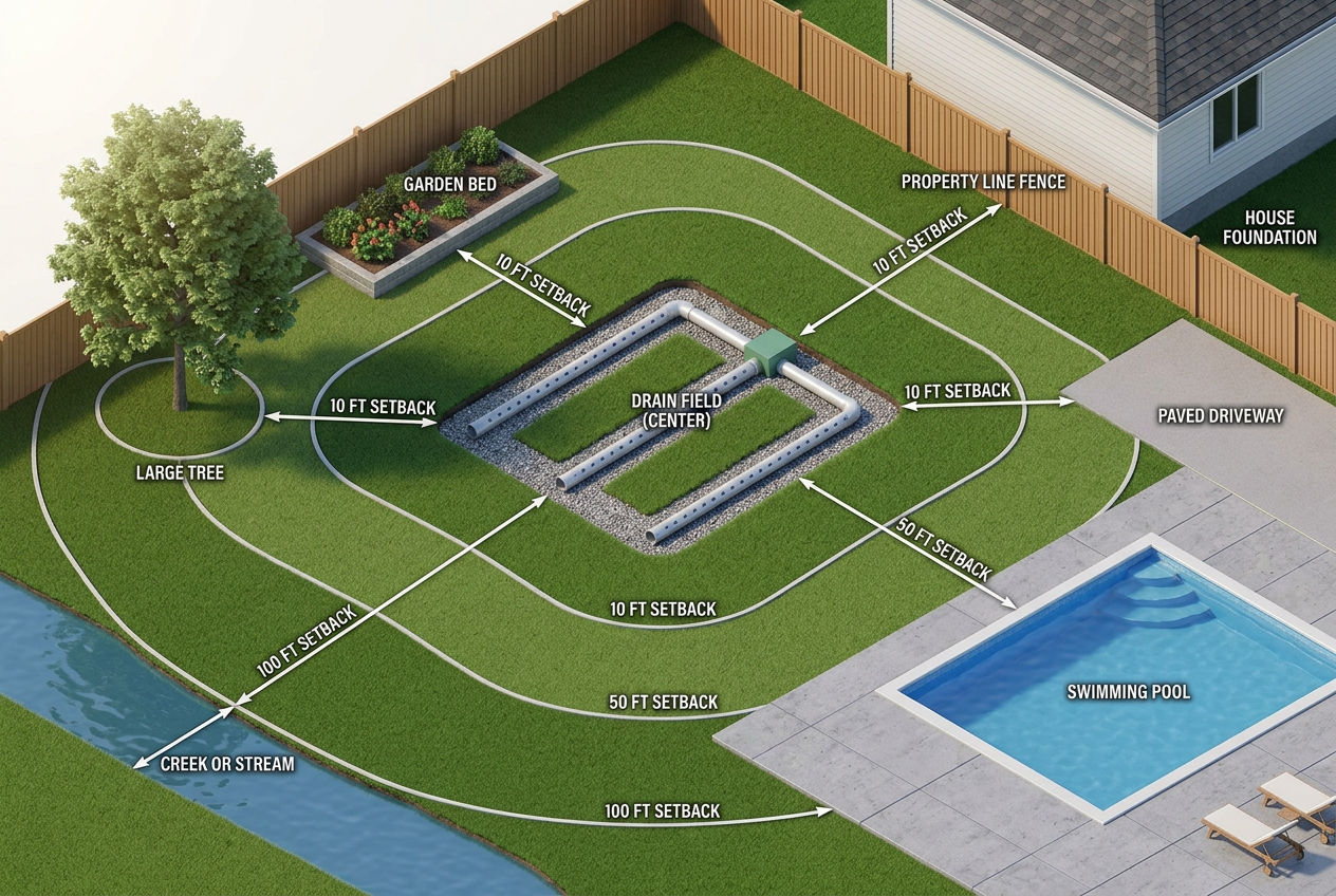 Septic Setback Requirements Guide (2026)