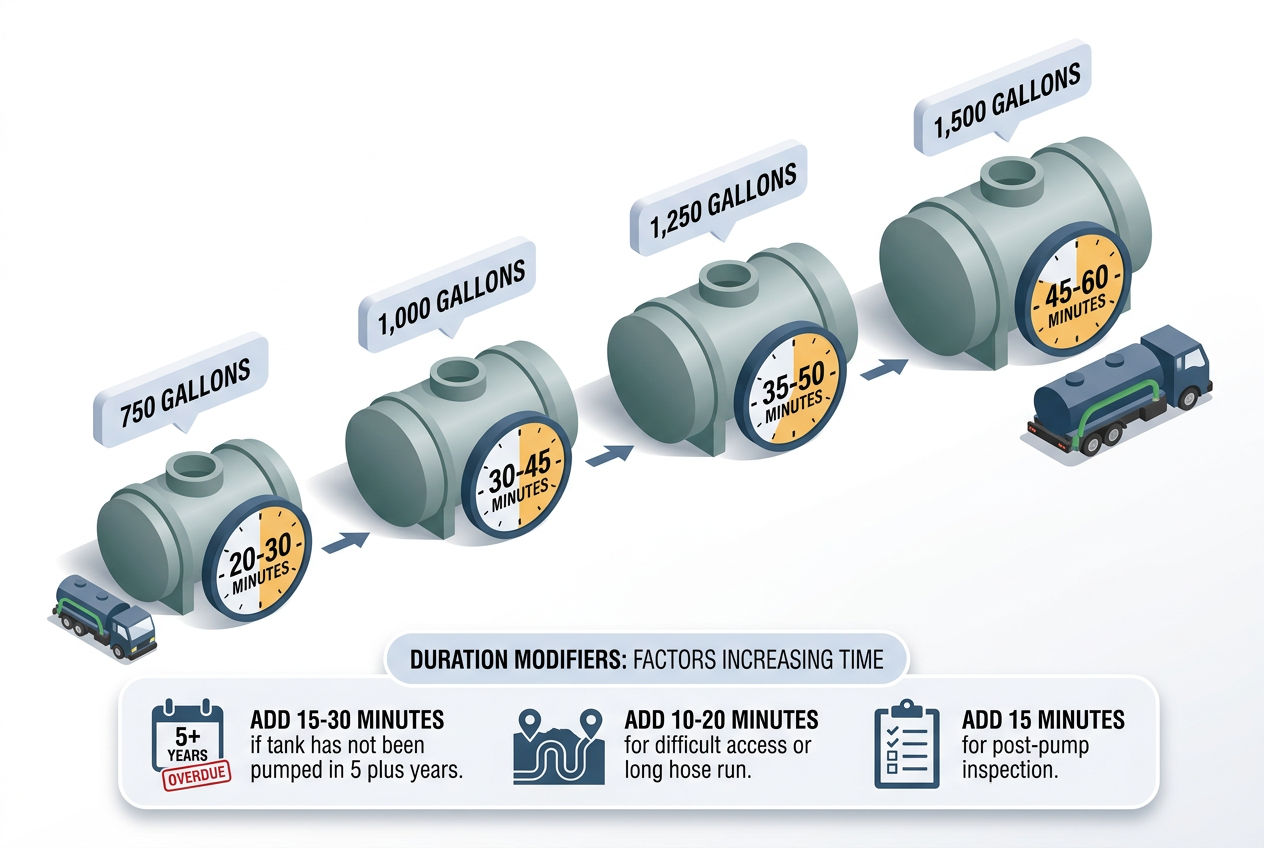 How Long Does It Take to Pump a Septic Tank? | SepticTankHub