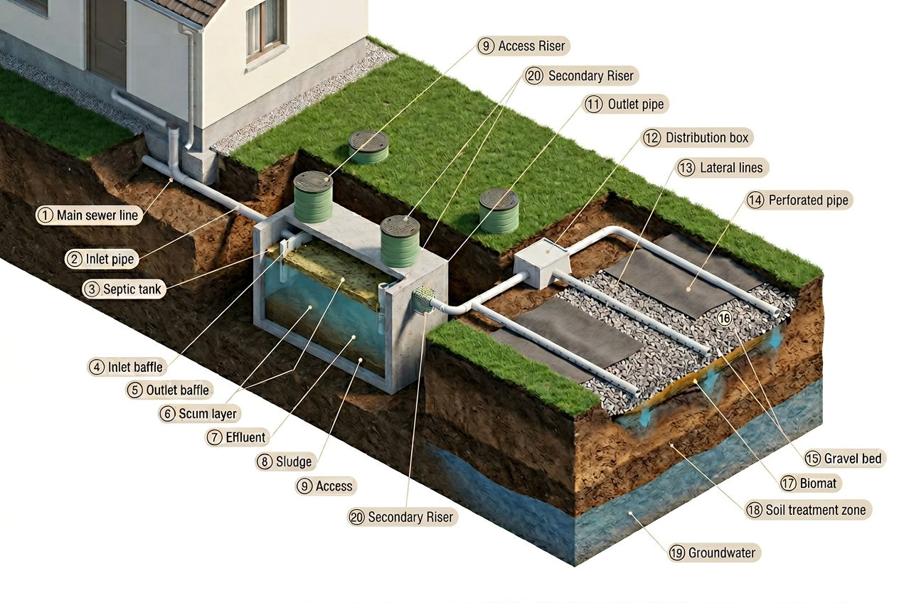 Septic System Terms: 60+ Definitions (2026) | SepticTankHub