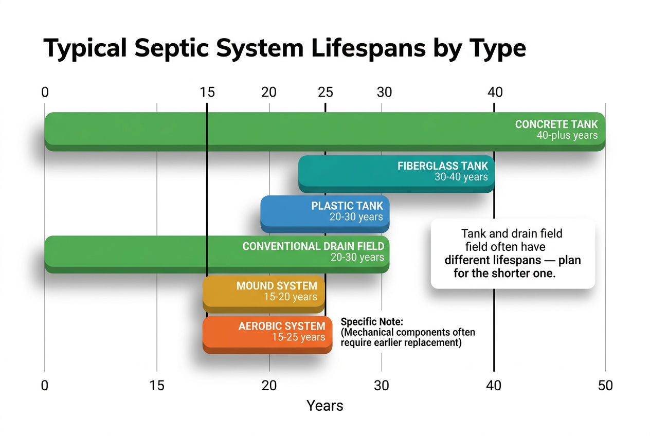 How Often Replace Septic Systems? (2026) | SepticTankHub