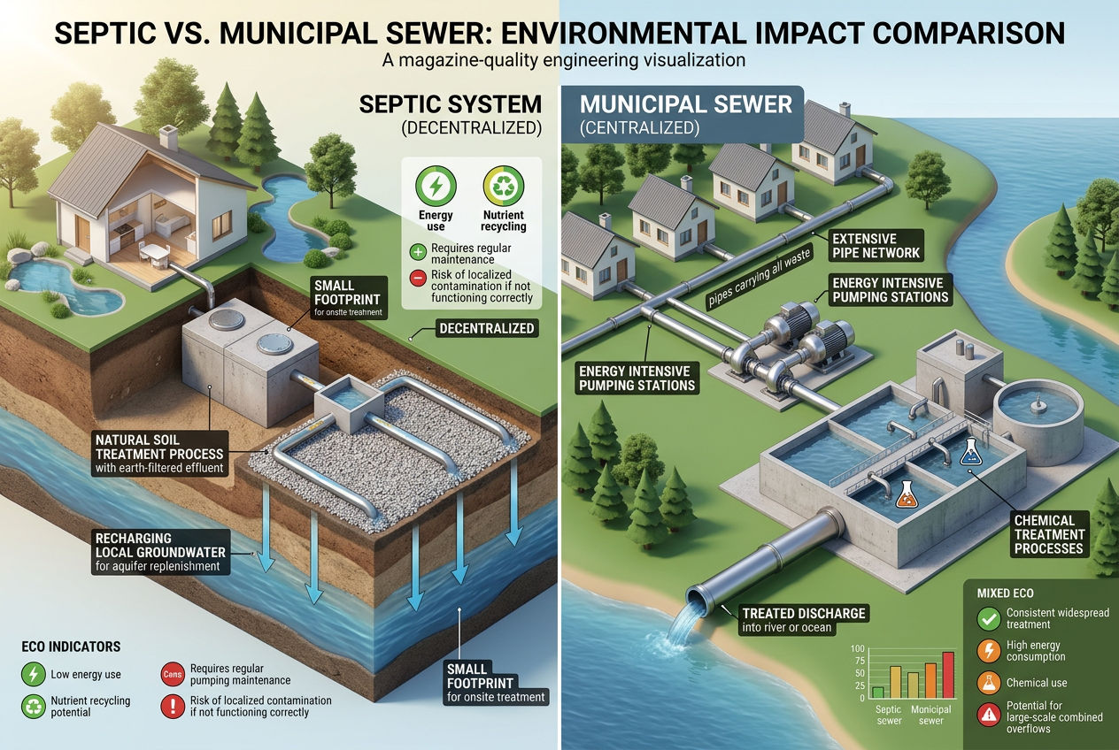 Postseptic Vs Sewer System
