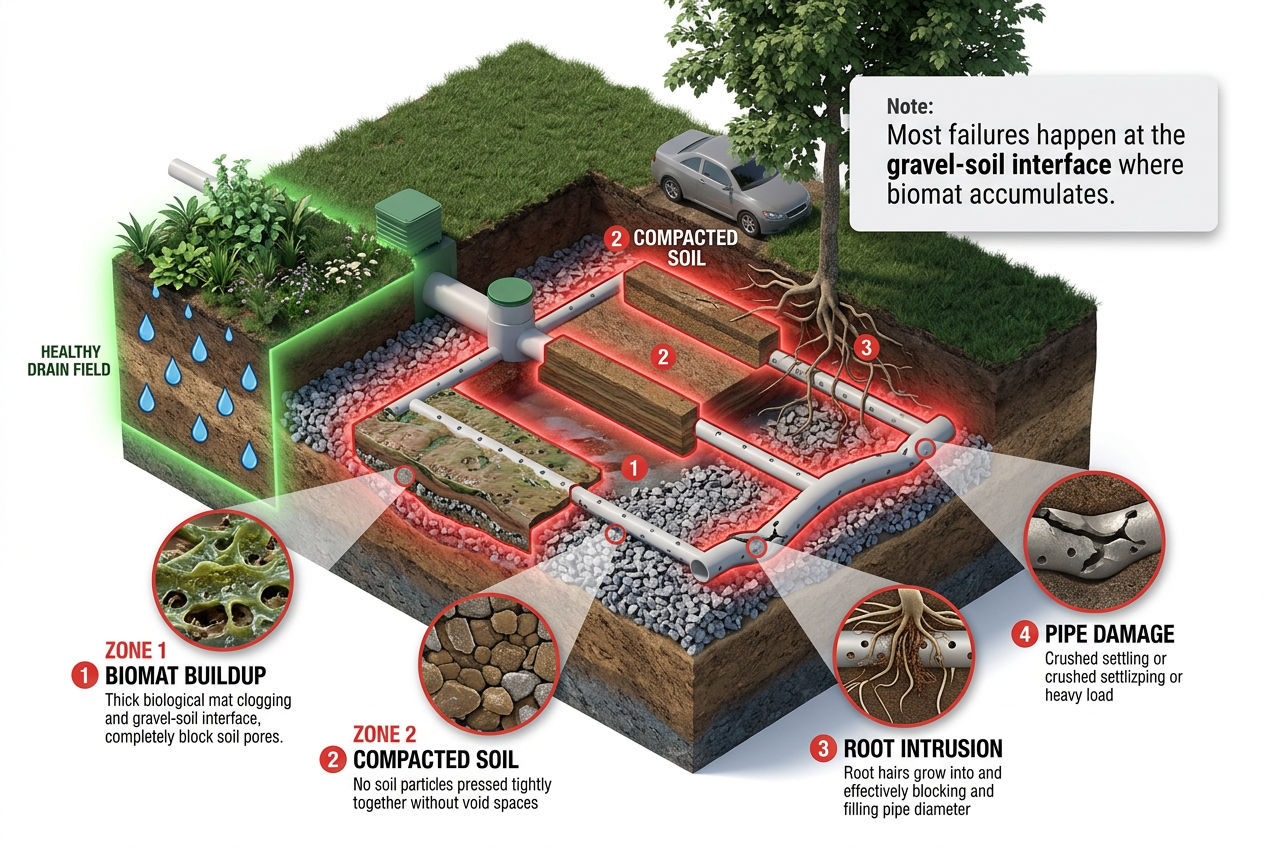How to Tell If Your Drain Field Is Failing | SepticTankHub