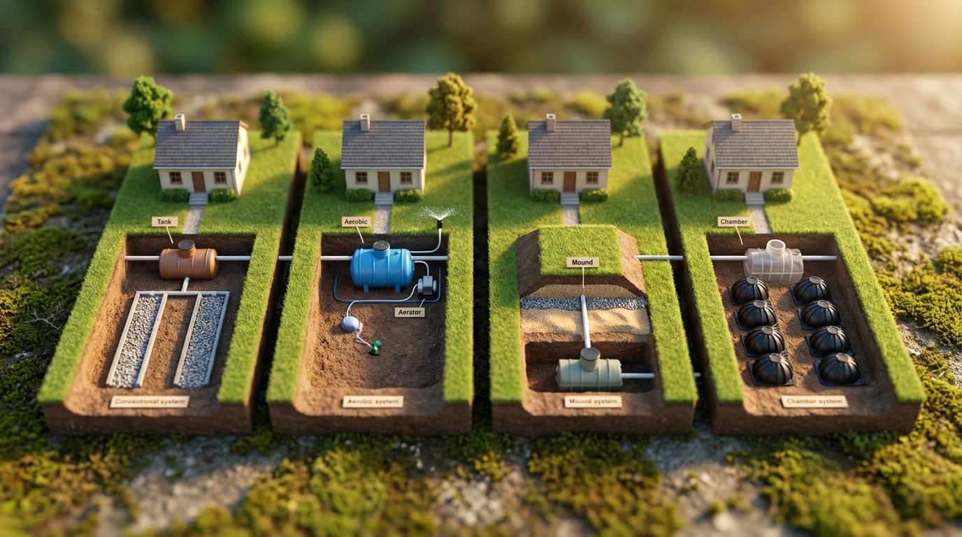 6 Types of Septic Systems (2026 Guide) | SepticTankHub