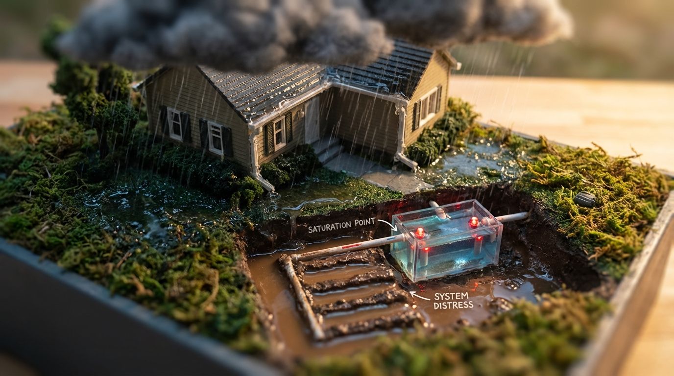 Heavy Rain Septic System: Fix & Prevent | SepticTankHub