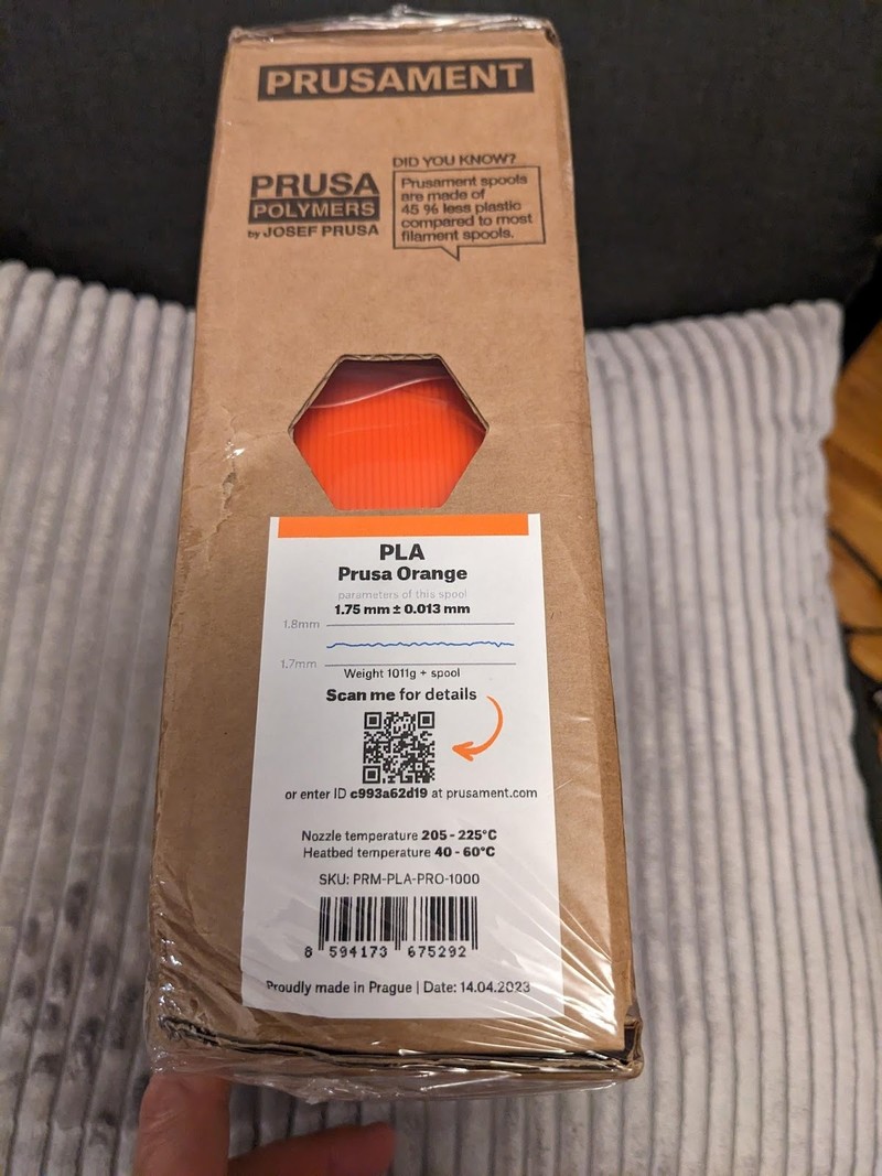 Filament Report - Prusament PLA