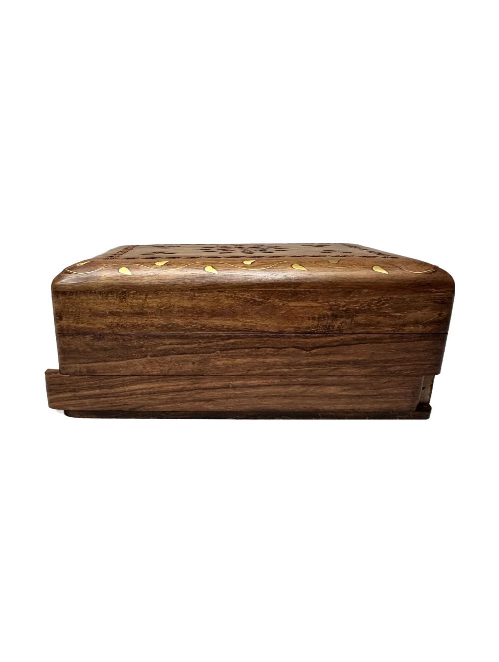 Sheesham Wood Carved Jaali Box - Parampara