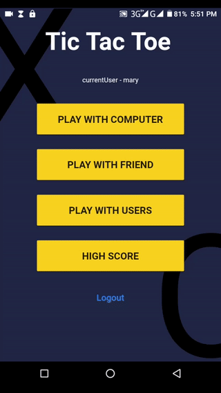 Flutter Firebase Tic Tac Toe - Free Projects