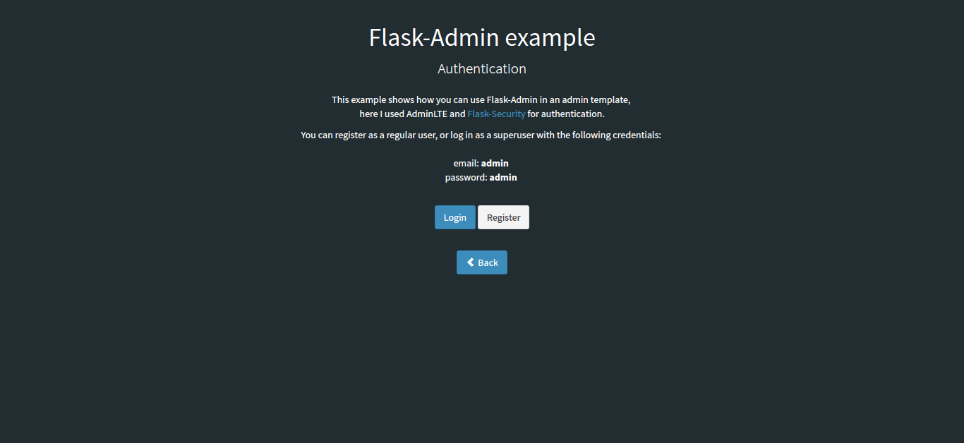 Flask Admin Dashboard - Free Projects Flask Admin Dashboard - Free Projects