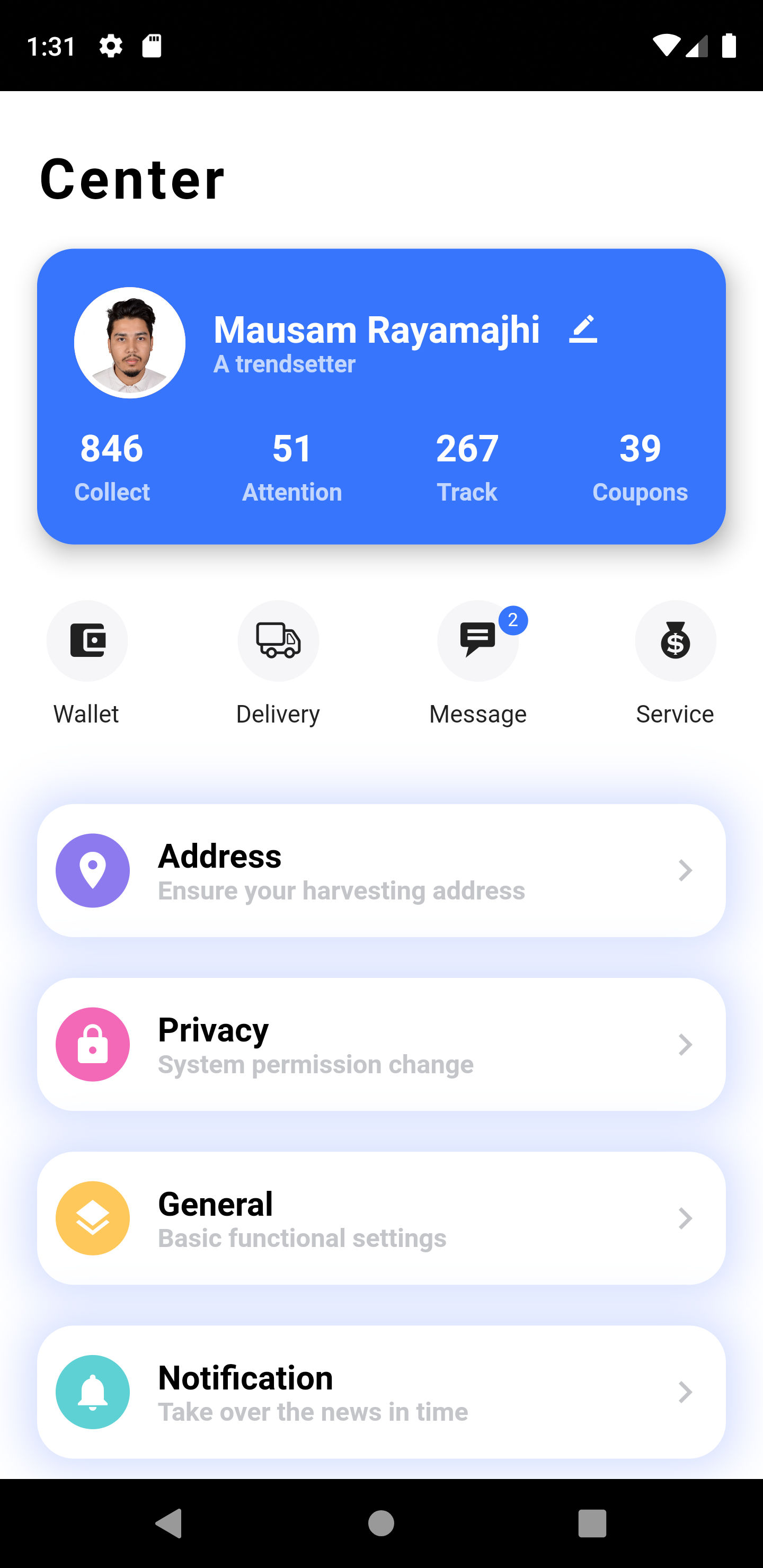 Flutter Dribble Ui One Free Projects