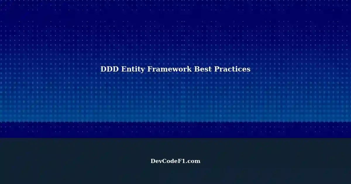 Best Practices For Initiating Domain Services In Ddd With Entity Framework