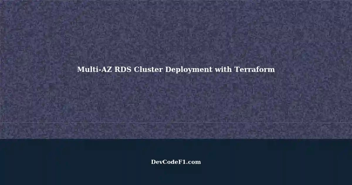 Launching Amazon RDS Multi-AZ DB Cluster Deployment with Two Standby ... Launching Amazon RDS Multi-AZ DB Cluster Deployment with Two Standby ...