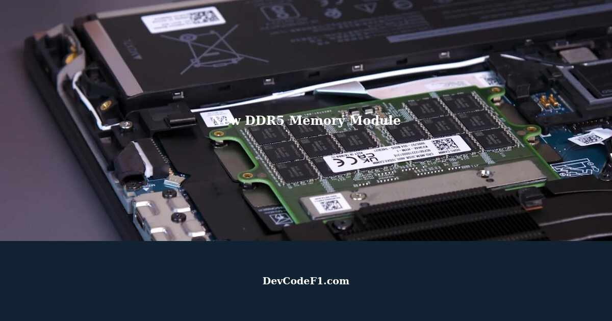 New Ddr5 Memory Module Called Camm Announced With Mixed News