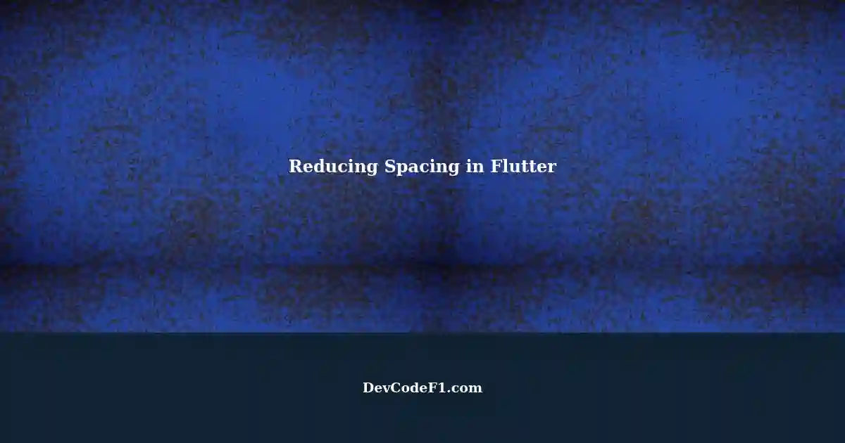 Reducing Horizontal Spacing In Flutter Removing Excess Space For Avatar And Text 